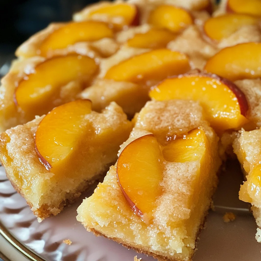 Easy Peach Kuchen Recipe