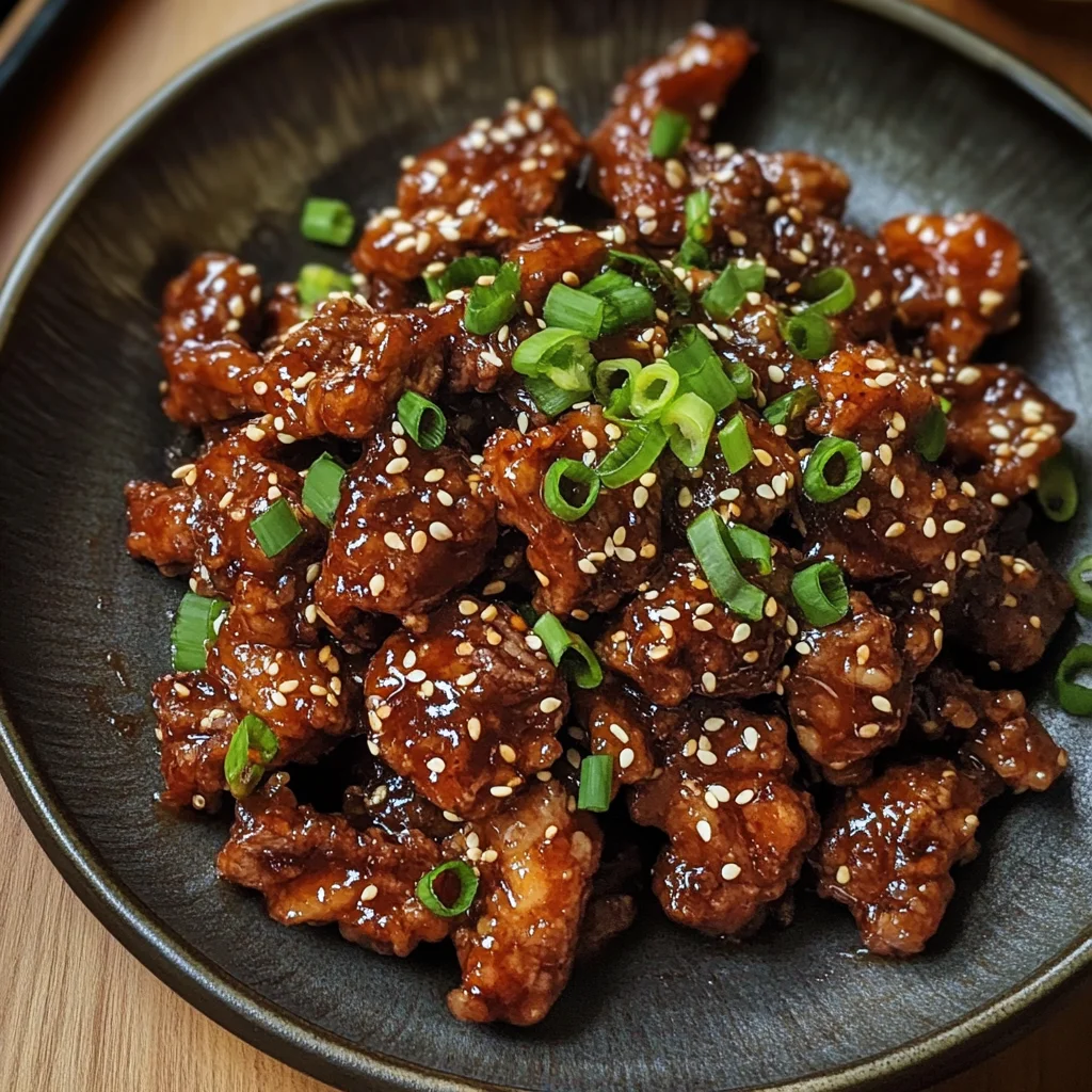 Sweet and Sticky Crispy Beef - The Ultimate Comfort Dish